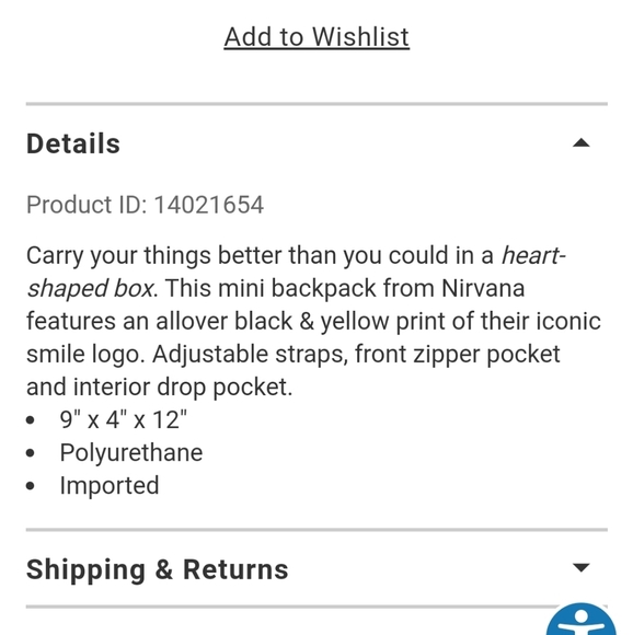Hot Topic | Bags | Nirvana Smile Logo Backpack | Poshmark